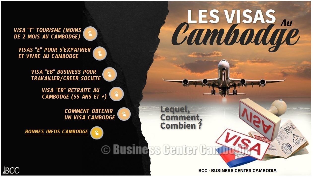 TOUT SAVOIR SUR LES VISAS ET L'ENTREE AU CAMBODGE